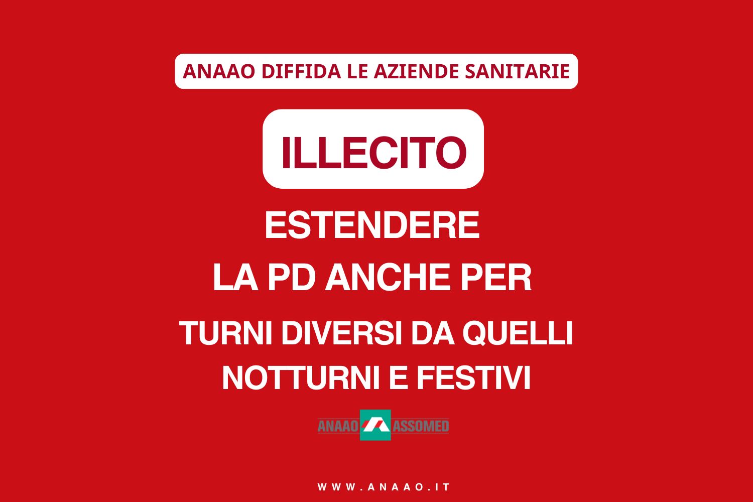 Illecito estendere la pronta disponibilità anche per turni diversi da ...